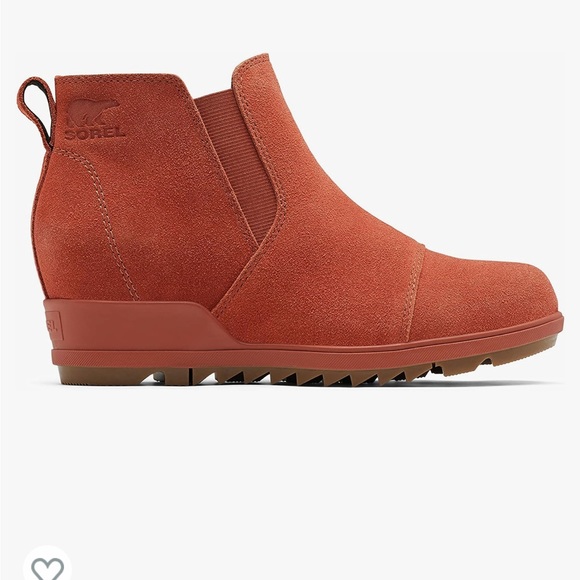 Sorel | Shoes | Newsorel Wedge Ankle Bootie Waterproof Suede Cushioned ...